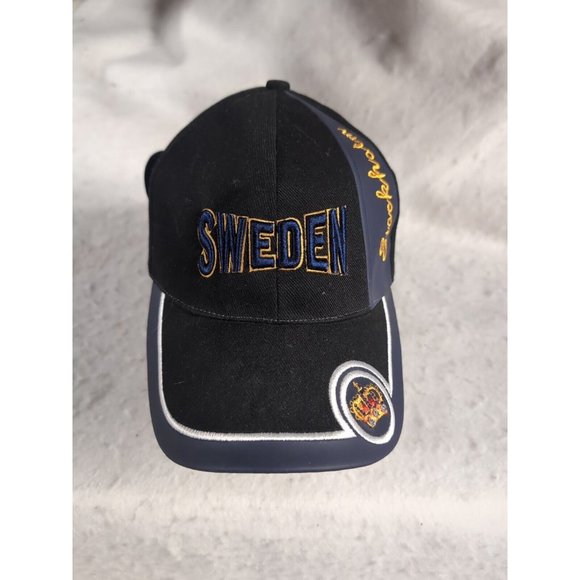 Sverige | Accessories | Sverige Sweden Stockholm Embroidered Hat Blue ...